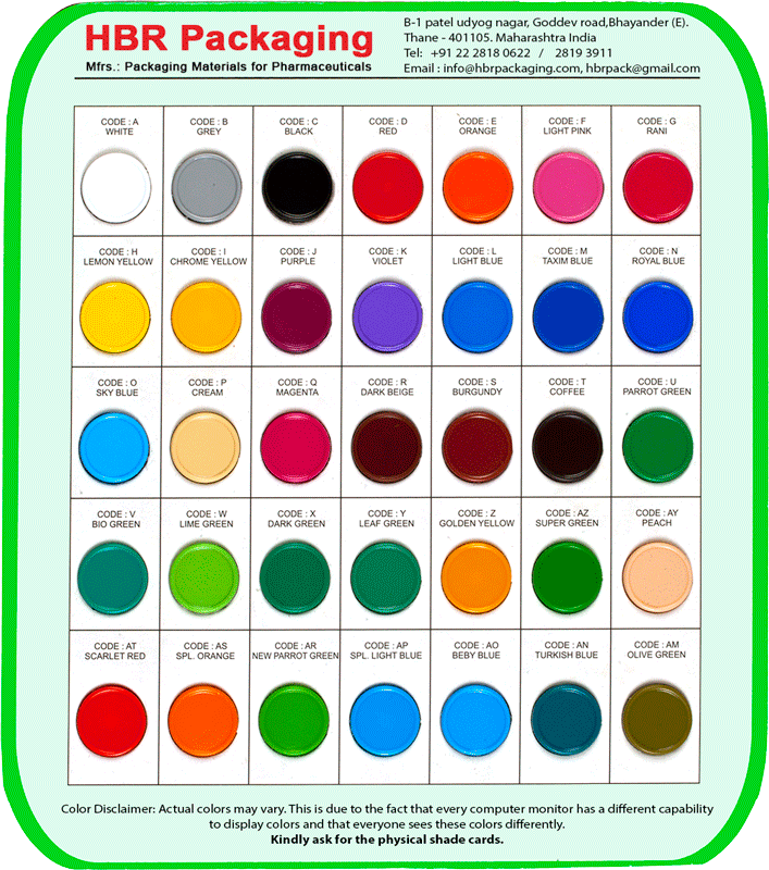 HBR Packaging Manufacturer Of Packaging Materials For Pharmaceuticals